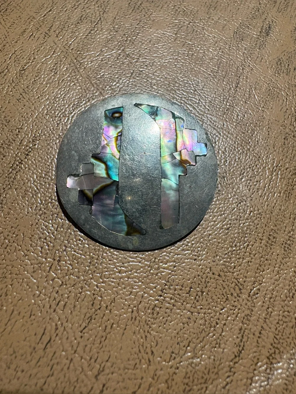 Jewelry | Vintage Taxco Mexico Abalone Shell Inlay Brooch Mid Century ...